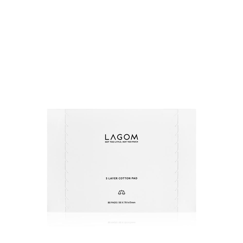 LAGOM 5 Layer Cotton Pad (80 pads) – LAGOM USA