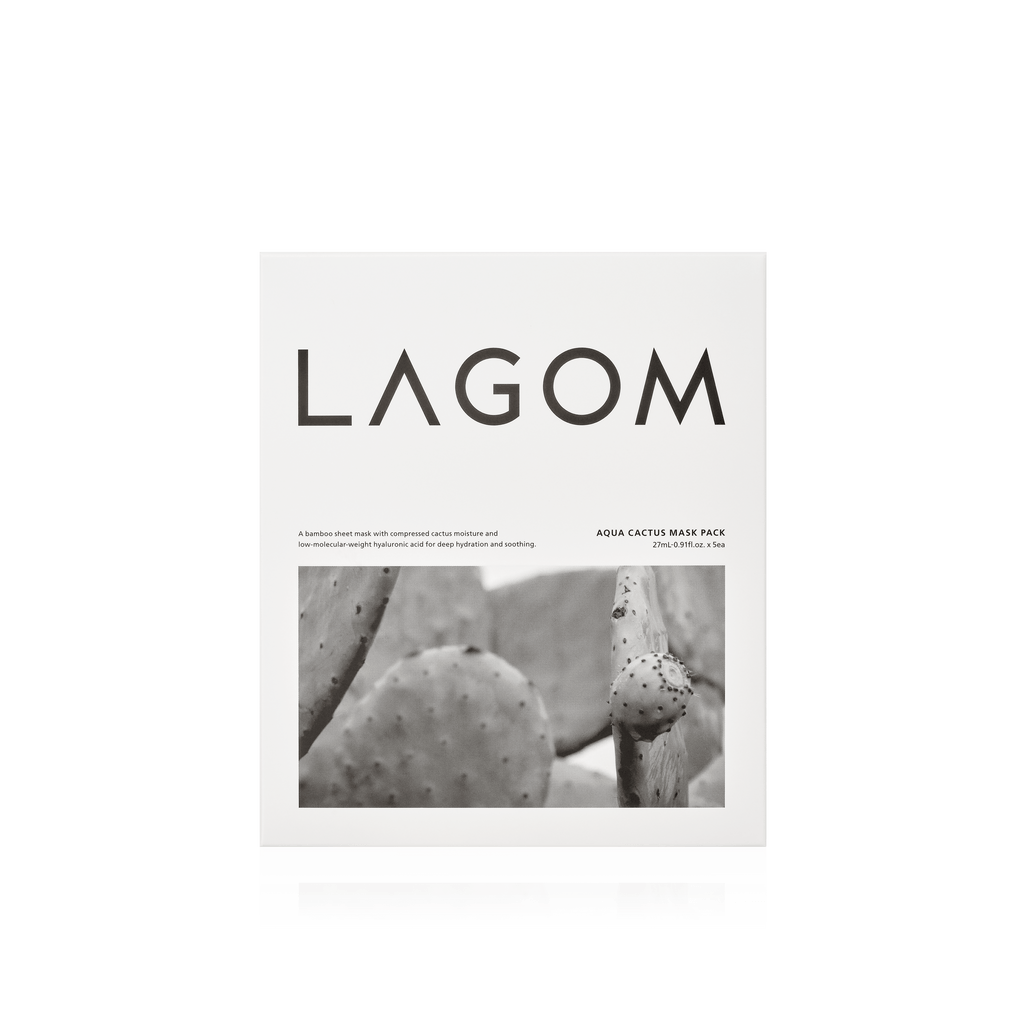 LAGOM Aqua Cactus Mask Pack (5ea) – LAGOM USA