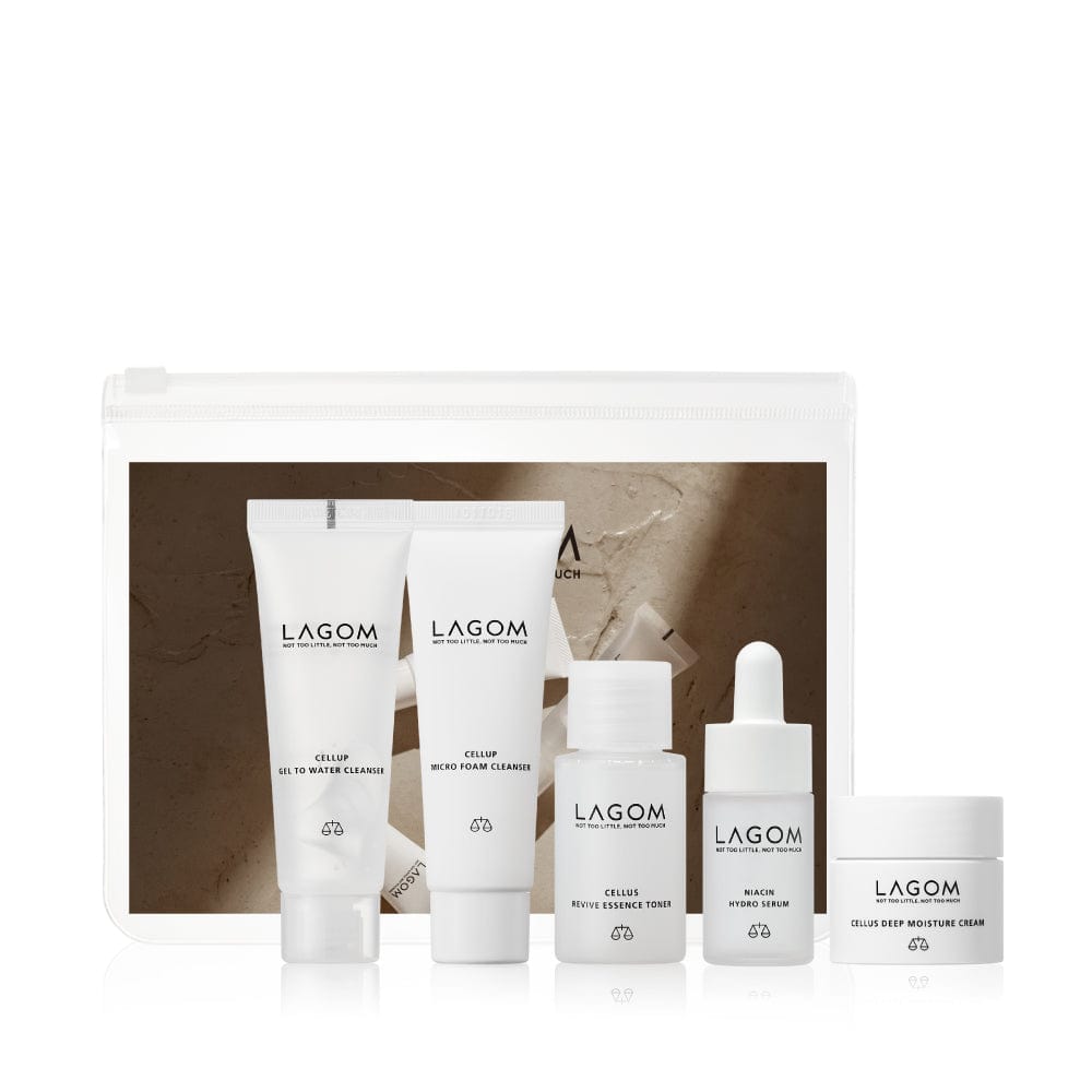 LAGOM Mini 5-Step Skincare Routine Travel Kit – LAGOM USA